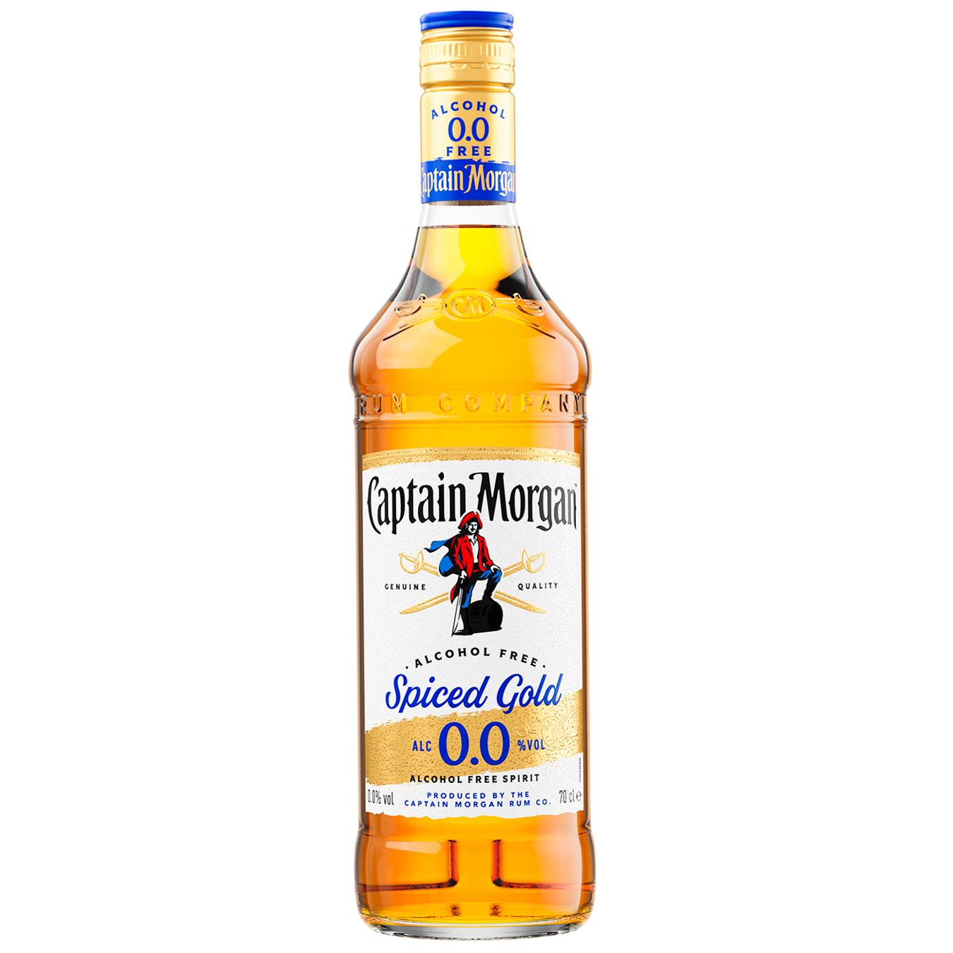 Ром безалкогольный Captain Morgan Spiced Gold Alcohol Free 0,7 л