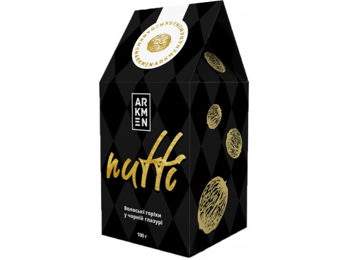 Arkmen Nutti Грецкие орехи в черной глазури купить по лучшей цене в ...